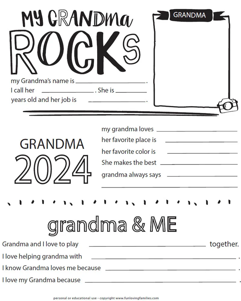 Mother's Day Questionnaire: 2024 All About Mom Printable