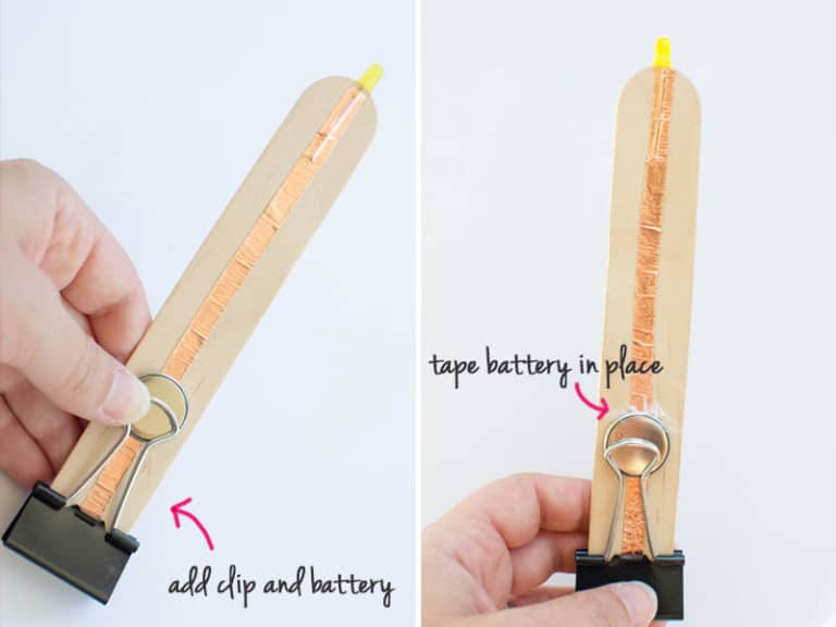 Popsicle Stick LED Flashlight Summer STEM Activity - Fun Loving Families