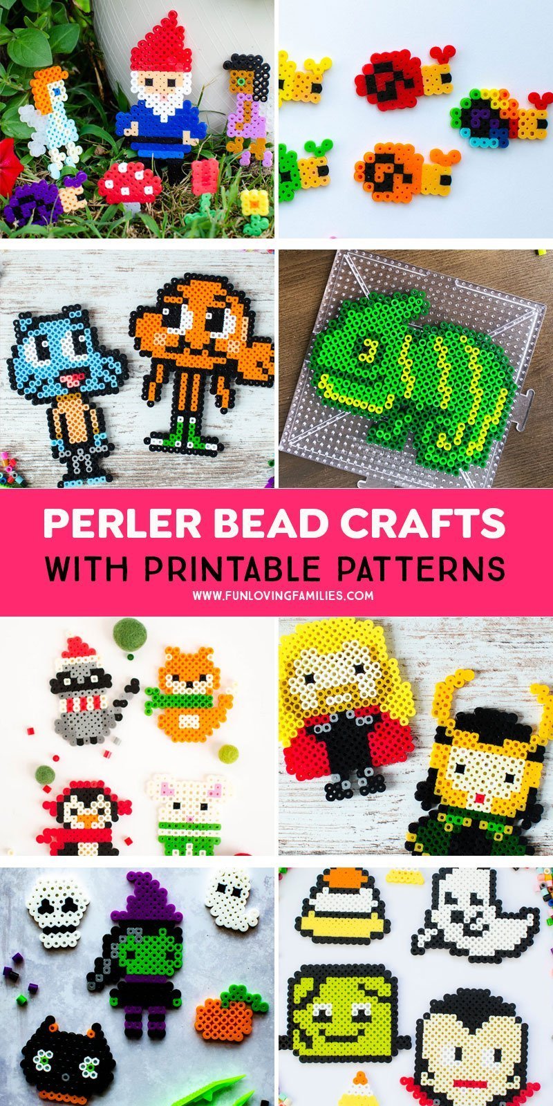 60 Free Perler Bead Patterns And Craft Ideas Fun Loving Families