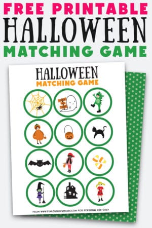 Adorable Halloween Matching Game For Kids - Fun Loving Families
