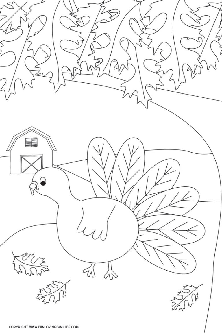 Turkey Coloring Pages that Everyone Will Love - Fun Loving Families