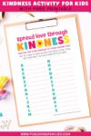 Fun Kindness Challenge for Kids (Free Printable) - Fun Loving Families