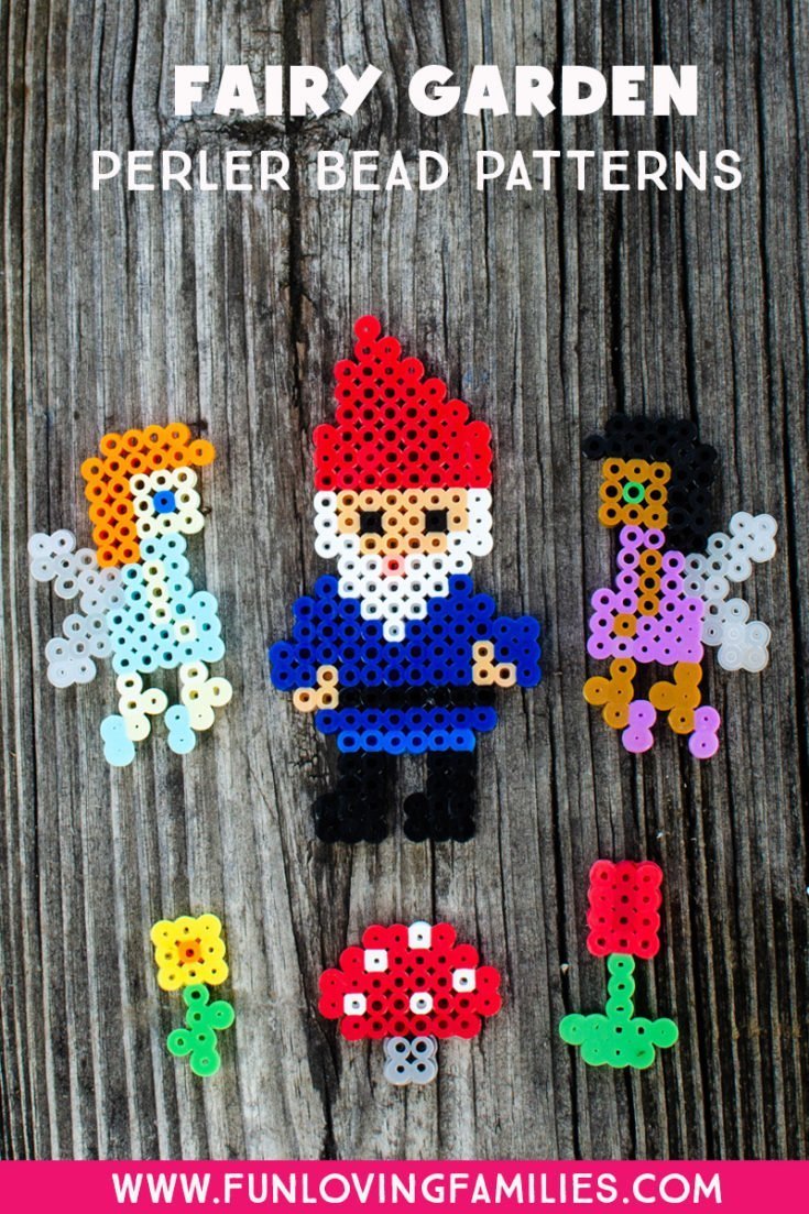 Easy Fairy Garden Perler Bead Patterns - Fun Loving Families