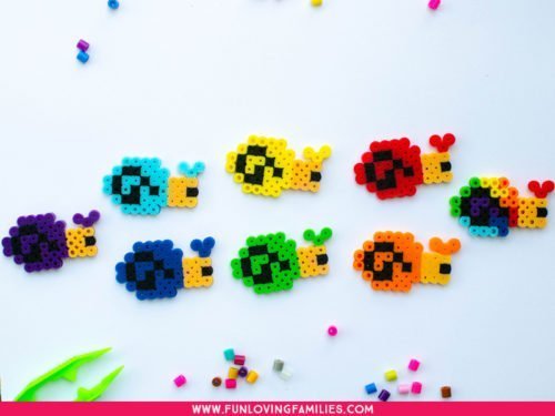 Easy Snail Perler Bead Pattern - Fun Loving Families
