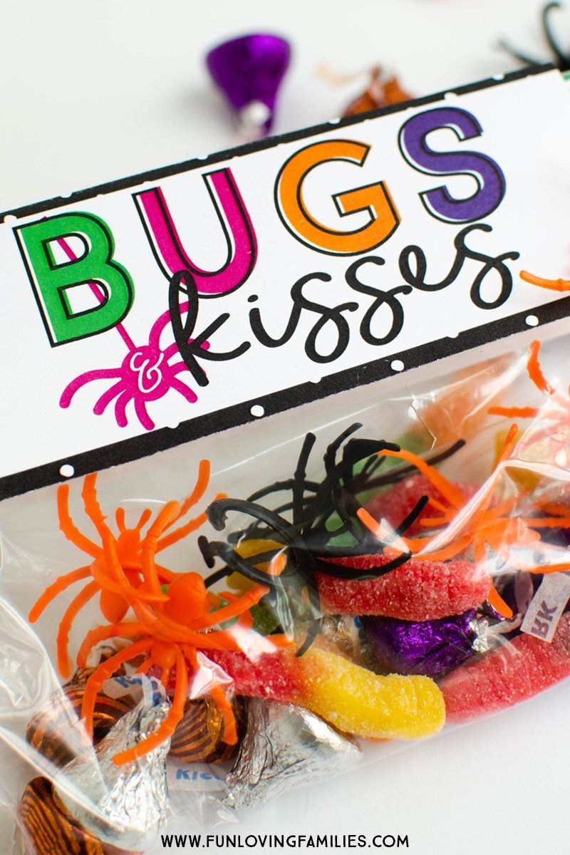 Bugs and Kisses DIY Halloween Party Favors - Fun Loving Families