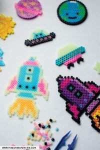 Space Themed Perler Bead Patterns (with Printable Templates) - Fun ...