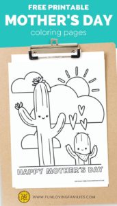 Mother's Day Coloring Pages Free Printables - Fun Loving Families