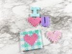 25 Heart Perler Bead Patterns, Designs and Ideas