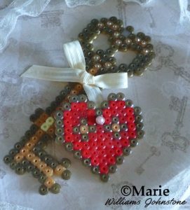 25 Heart Perler Bead Patterns, Designs and Ideas