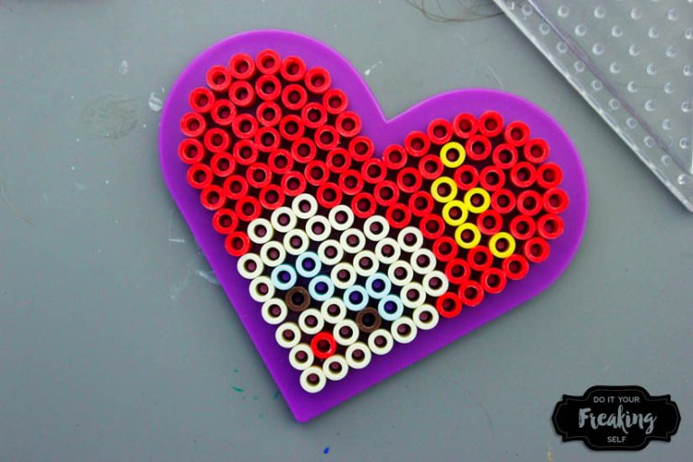 25 Heart Perler Bead Patterns, Designs and Ideas