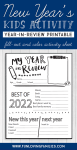 2022 Year in Review Printable for Kids - Fun Loving Families