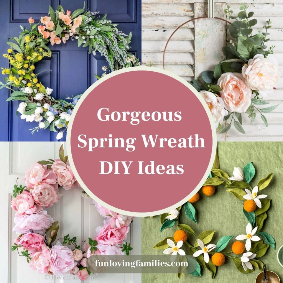 30 Best DIY Spring Wreath Ideas (Make Your Own for 2024)